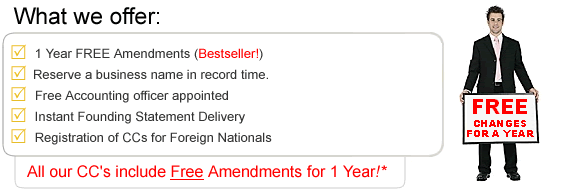 CC Registration, Register a Company online, Close Corporation ...